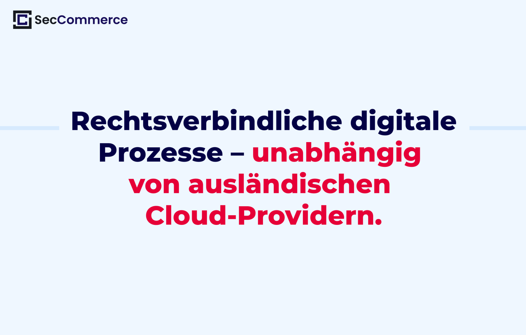 Der realistische Weg zur digitalen Souveränität